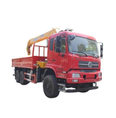 중국 동풍 화신 F5 270마력 6X4 8.5m 트럭 장착 크레인 판매용