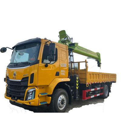 중국 핫 4x2 12톤 크레인 트럭 245HP 픽업 크레인 탑재 20M 리프팅 높이와 함께 트럭 탑재 판매용