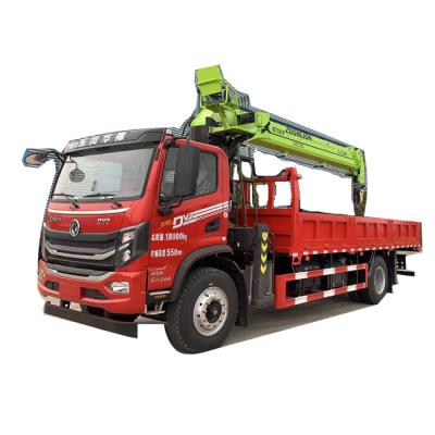 중국 핫 4X2 8톤 크레인 트럭 장착 견인 크레인 장착 트럭, 20M 리프팅 높이 판매용