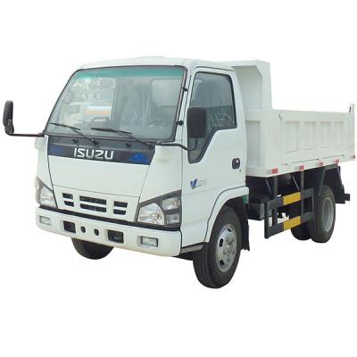 China Philippines ISUZU NKR 4KB Small Light Dump Truck 5Tons 130HP Euro 5 Engine For Sales for sale