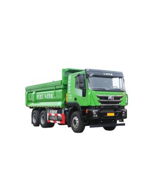 China Low Price SAIC Hongyan Jieshi C6 390HP 6X4  5.6 Meters 12 Tons Heavy Duty Tipper Dump Trailer Truck for sale