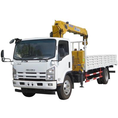 中国 より安い価格5トンクレーン搭載トラックISUZU貨物トラック販売用 販売のため