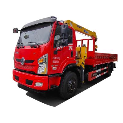 China Factory High Quality 4x2 Cargo Length 4-6m 8ton Crane Truck Mounted Price for sale