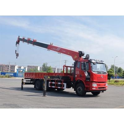 中国 FAW 6x4 クレーン トラック 12 トン 販売のため