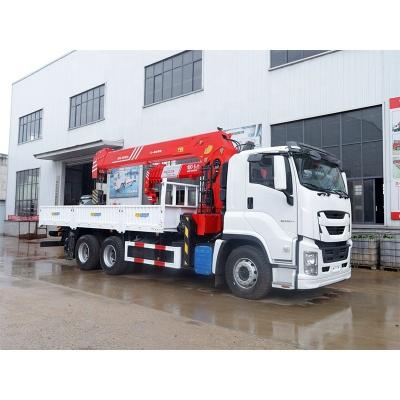 중국 뜨거운 일본 1수즈 6x4 크레인 트럭 12톤 15톤 판매용