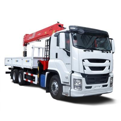中国 日本 GIGA 折り畳み式アーム貨物搭載クレーン SQZ300 1スズ 6x4 12 トントラッククレーン 販売のため