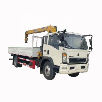 China Vehicle Lifter   Truck With Loading Crane for sale