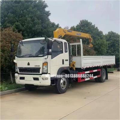 China Vehicle Lifter   Truck With Loading Crane for sale