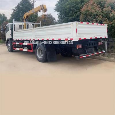 China Vehicle Lifter   Truck With Loading Crane for sale