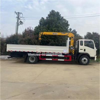 China Vehicle Lifter   Truck With Loading Crane for sale