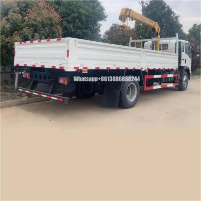 China Vehicle Lifter   Truck With Loading Crane for sale