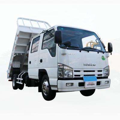 China ISUZU 4X2 Dumper Tipper Truck Back Flip Dump Side Dumper Highway Transportation for sale