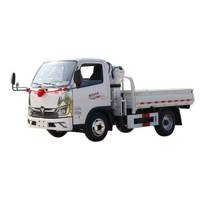China Foton Mini 1000kg Folding Arm Crane Hydraulic Pickup Lorry Truck Mounted Crane 1T for sale
