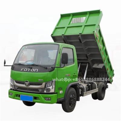China FOTON  4X2 Self-discharging Dumper   Self Unloading  Truck   Tip Lorry for sale