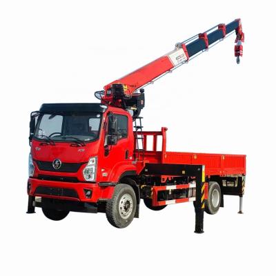 China Shacman   XUANDE   Cargo Truck Mounted   4 Section 8 Tons  Crane  Boom Truck  Lifting Truck   Crane for sale