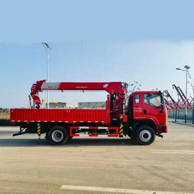 China Shacman 4x2 Crane Truck With Telescopic Arm 4 Section 8 Tons Vehicle Mounted Crane for sale