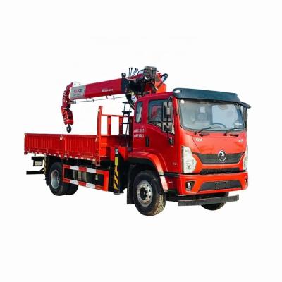 China Shacman 4x2 Crane Truck With Telescopic Arm 4 Section 8 Tons Vehicle Mounted Crane for sale