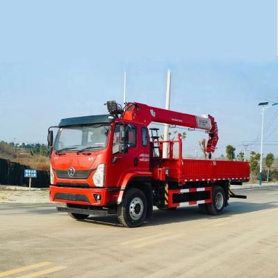 China Shacman 4x2 Crane Truck With Telescopic Arm 4 Section 8 Tons Vehicle Mounted Crane for sale