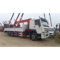 Quality SQS250 SQS300 SINOTRUK HOWO 6x4 Truck With Crane 10 Ton 15.6 Meters for sale