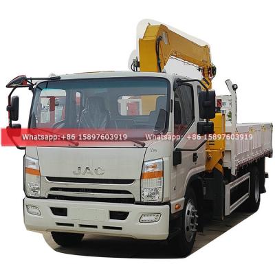 Cina Gru a montaggio su autocarro JAC 4x2 da 140 CV a 168 CV, capacità di sollevamento 5 tonnellate in vendita