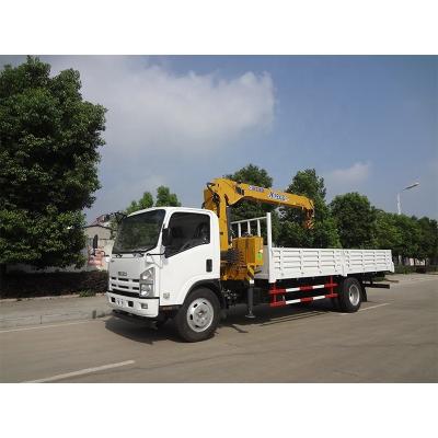 Cina ISUZU 4x2 7 tonnellate gru mobile camion logistica montato trasporto singolo fila in vendita