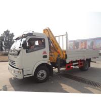 Quality DFAC 3 Ton Knuckle Boom Crane Truck Euro 3 5 Speed Transmission Left And Right for sale