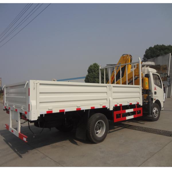 Quality DFAC 3 Ton Knuckle Boom Crane Truck Euro 3 5 Speed Transmission Left And Right for sale