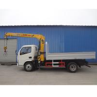 Quality DFAC 3 Ton Knuckle Crane Truck 4X2 Drive Wheel Vehicle Mounted Crane Euro 3 for sale