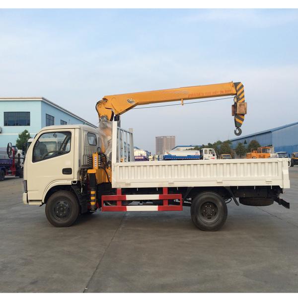 Quality DFAC 3 Ton Knuckle Crane Truck 4X2 Drive Wheel Vehicle Mounted Crane Euro 3 for sale
