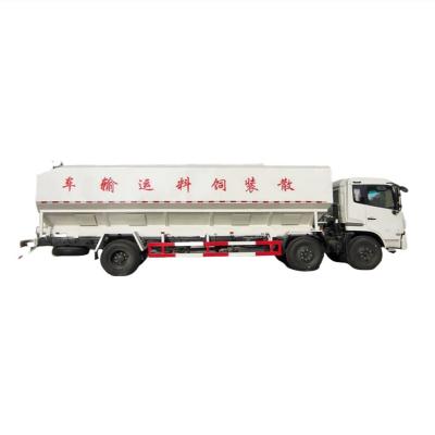 China 6x2 Dongfeng 15-18 Tons Bulk Extruded Feed Truck 30cbm Bulk Feed Truck for sale