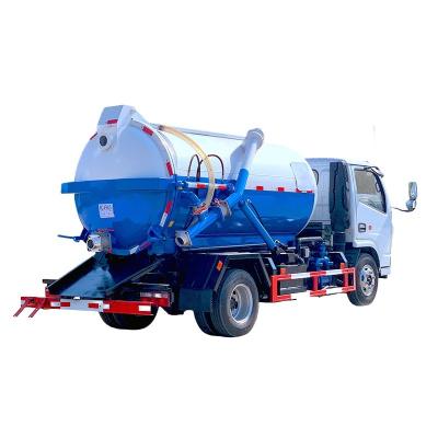 China Factory  DFAC Dongfeng Sewage Suction Tank Truck Small  Mini Vacuum Suction Septic Sewage Suction Truck for sale