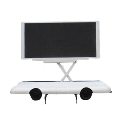 China Traction Led Advertising Vehicle   2ton 4*2m LED Screen  Trailer Mobile Advertising Truck for sale