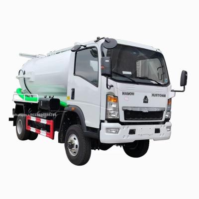 Cina SINI Homan 6000 Litri 4wd Camion di pulizia ad alta pressione Camion aspirazione Camion fognatura Serbatoio aspiratore in vendita