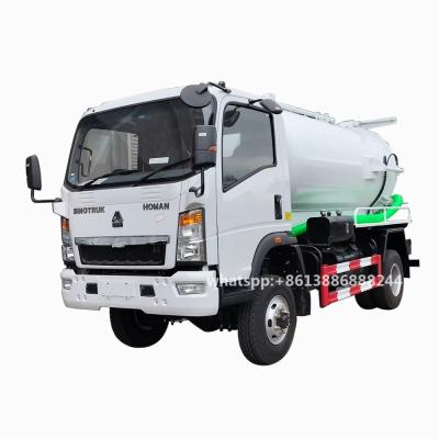 Cina SINI Homan 6000 Litri 4wd Camion di pulizia ad alta pressione Camion aspirazione Camion fognatura Serbatoio aspiratore in vendita