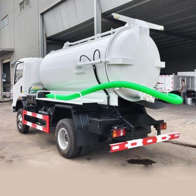 Cina SINI Homan 6000 Litri 4wd Camion di pulizia ad alta pressione Camion aspirazione Camion fognatura Serbatoio aspiratore in vendita