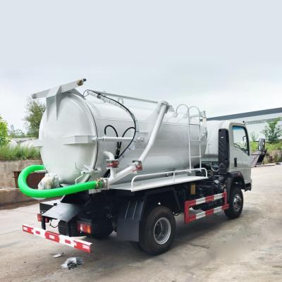 Cina SINI Homan 6000 Litri 4wd Camion di pulizia ad alta pressione Camion aspirazione Camion fognatura Serbatoio aspiratore in vendita