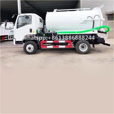 Cina SINI Homan 6000 Litri 4wd Camion di pulizia ad alta pressione Camion aspirazione Camion fognatura Serbatoio aspiratore in vendita