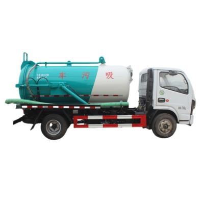 Cina DFAC DongFeng 5CBM Piccolo camion di aspirazione delle acque reflue in vendita
