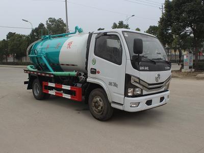 Cina DFAC DongFeng 5CBM Piccolo camion di aspirazione delle acque reflue in vendita