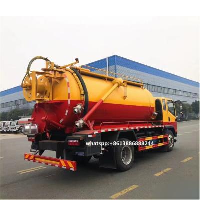 Cina Autocarri di pulizia ad alta pressione FAW 4x2, autocarro aspiratore fognario 12000-14000 litri in vendita