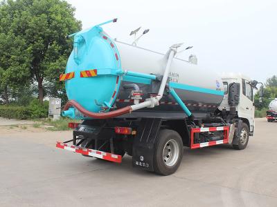 Cina DFAC Dongfeng Camion aspiratore per fognature a vuoto EURO 5 Camion septico per rifiuti 150 - 250 CV in vendita