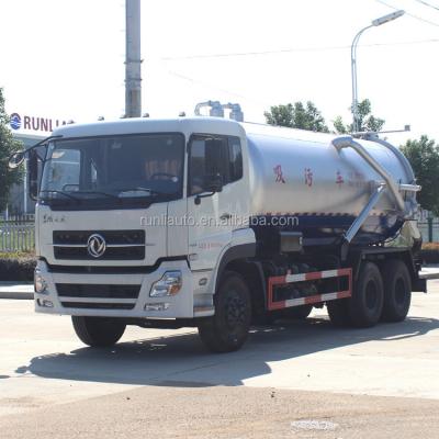 Cina Autopompa aspirante per liquami per impieghi gravosi 15000L 6x4 85 km/h Dongfeng in vendita