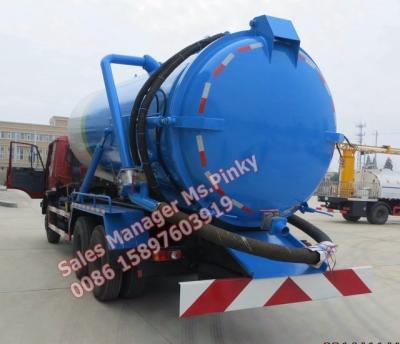 Cina 16000Litri a 18000Litri Camion aspirapolvere Dongfeng Camion cisterna per aspirazione fognaria pesante Camion cisterna per fabbricante Vendite in vendita
