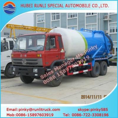 Cina 16000Litri a 18000Litri Camion aspirapolvere Dongfeng Camion cisterna per aspirazione fognaria pesante Camion cisterna per fabbricante Vendite in vendita