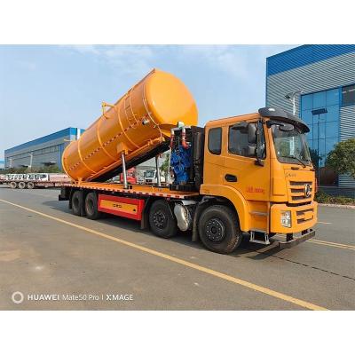 Cina Camion aspiratore per la pulizia delle acque reflue ad alta pressione Dongfeng 10 ruote 15000 litri in vendita