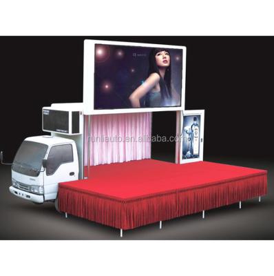 China With Stage Mobile P10 Led Advertising Car Billboard Truck for Sale for sale