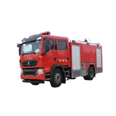 China HOWO 8.1 Ton Holding 2+4 Person  Discharge 50L/s Shooting Height 60m Speed 90km/h 4X2 Emergency Rescue Fire Truck for sale