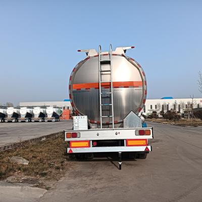 Cina Rimorchio per autotreno a doppio asse 3 assi 48CBM per trasporto di benzina, gasolio e petrolio, per impieghi gravosi in vendita