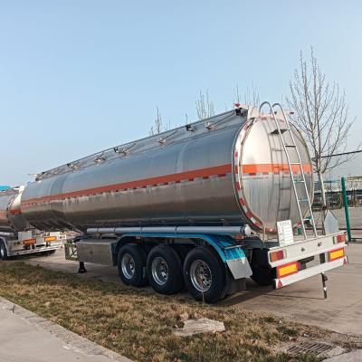 Cina Rimorchio per autotreno a doppio asse 3 assi 48CBM per trasporto di benzina, gasolio e petrolio, per impieghi gravosi in vendita