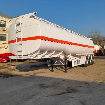 Cina Fabbrica 3 Asse 50CBM Olio Benzina Benzina Diesel Trasporto Cisterna pesante Cisterna a doppia trazione Semi-Camion Ritrainatore Semi-Ritrainatore Cisterna in vendita
